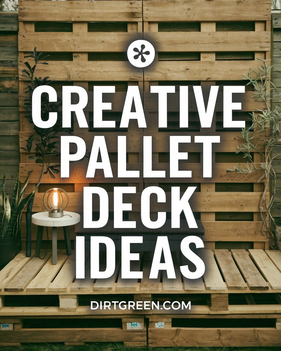 Creative Pallet Deck Ideas for Your Outdoor Space