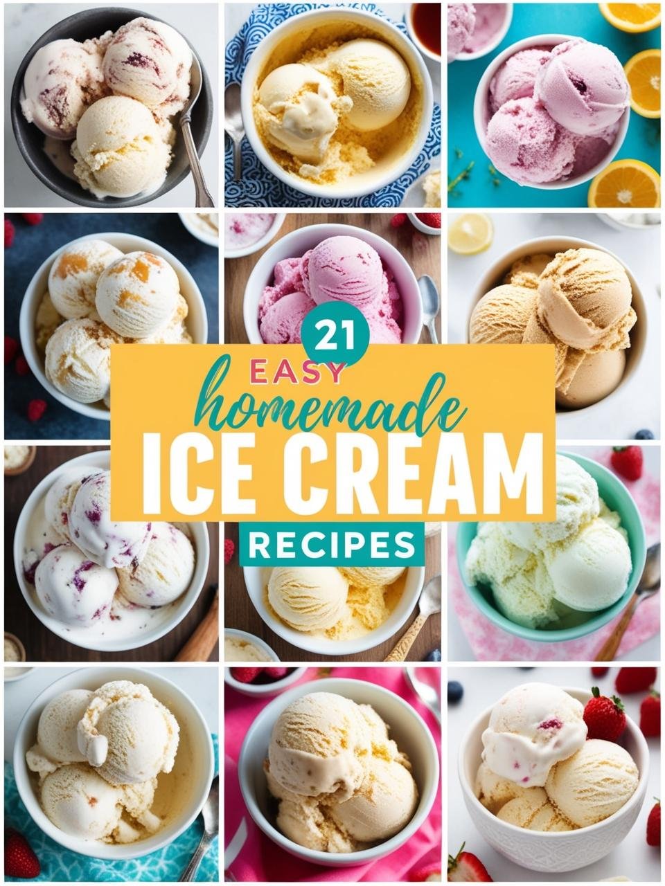 21 Easy Homemade Ice Cream Recipes