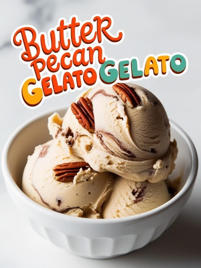 Butter Pecan Gelato: The Perfect Frozen Delight