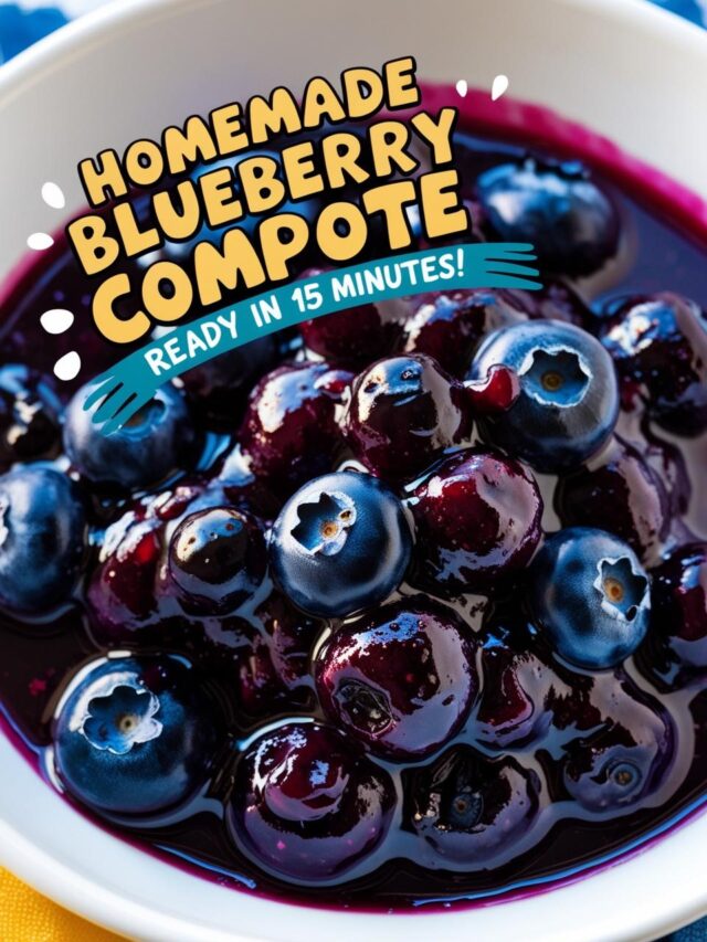 Easy Homemade Blueberry Compote Ready in 15 Minutes