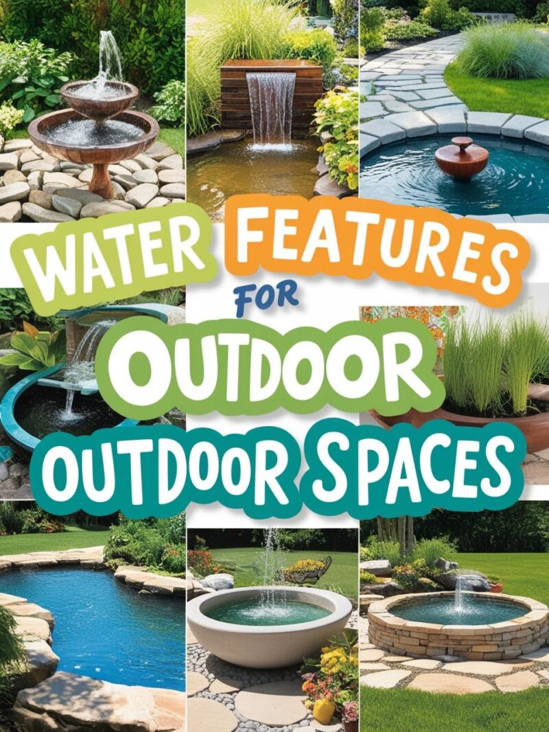 Stunning Water Features for Outdoor Spaces & Design