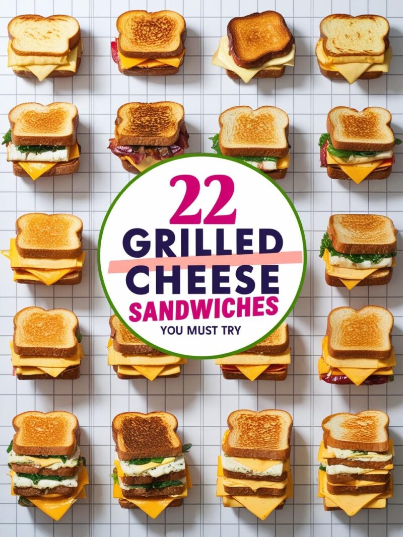 22 Grilled Cheese Sandwiches - Must-Try