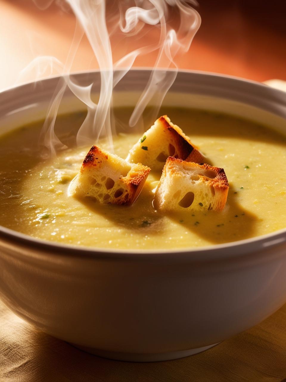 Garlic Bread Soup Recipe - Easy to Make at Home