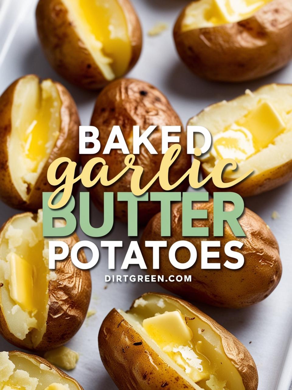 Easy Baked Garlic Butter Potatoes To Try