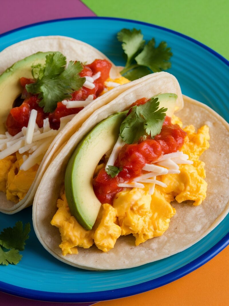 Flavorful Scrambled Egg Tacos Recipe: Quick and Easy
