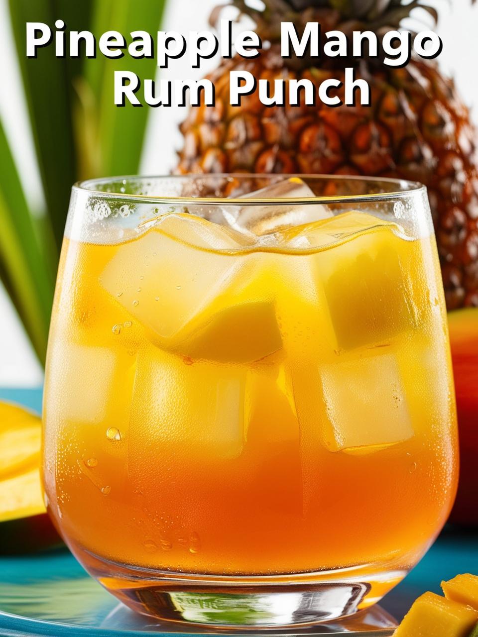 Tropical Pineapple Mango Rum Punch Recipe