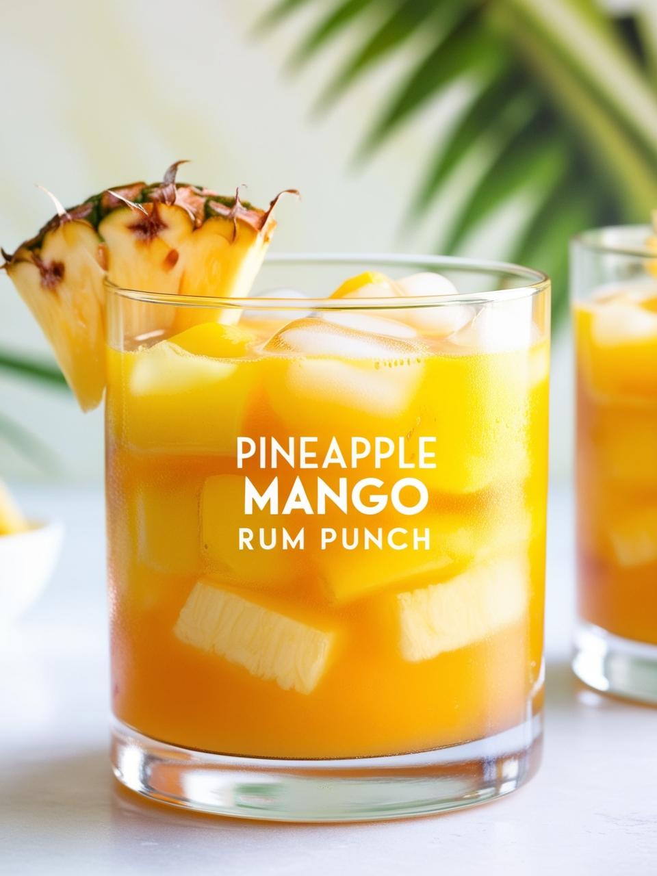 Tropical Pineapple Mango Rum Punch Recipe
