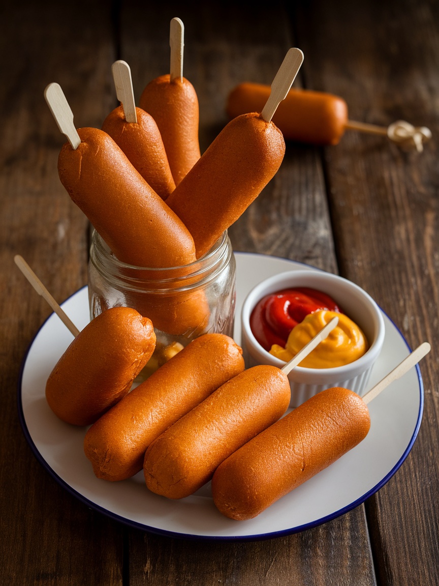 Classic Homemade Corn Dogs Step by Step Recipe