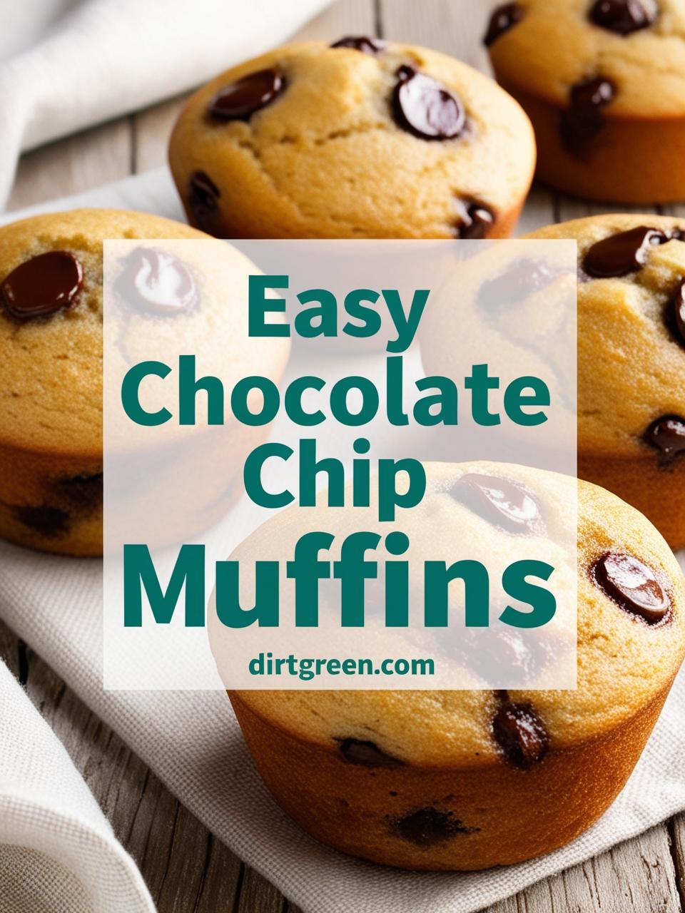 Deliciously Soft Chocolate Chip Muffins Recipe