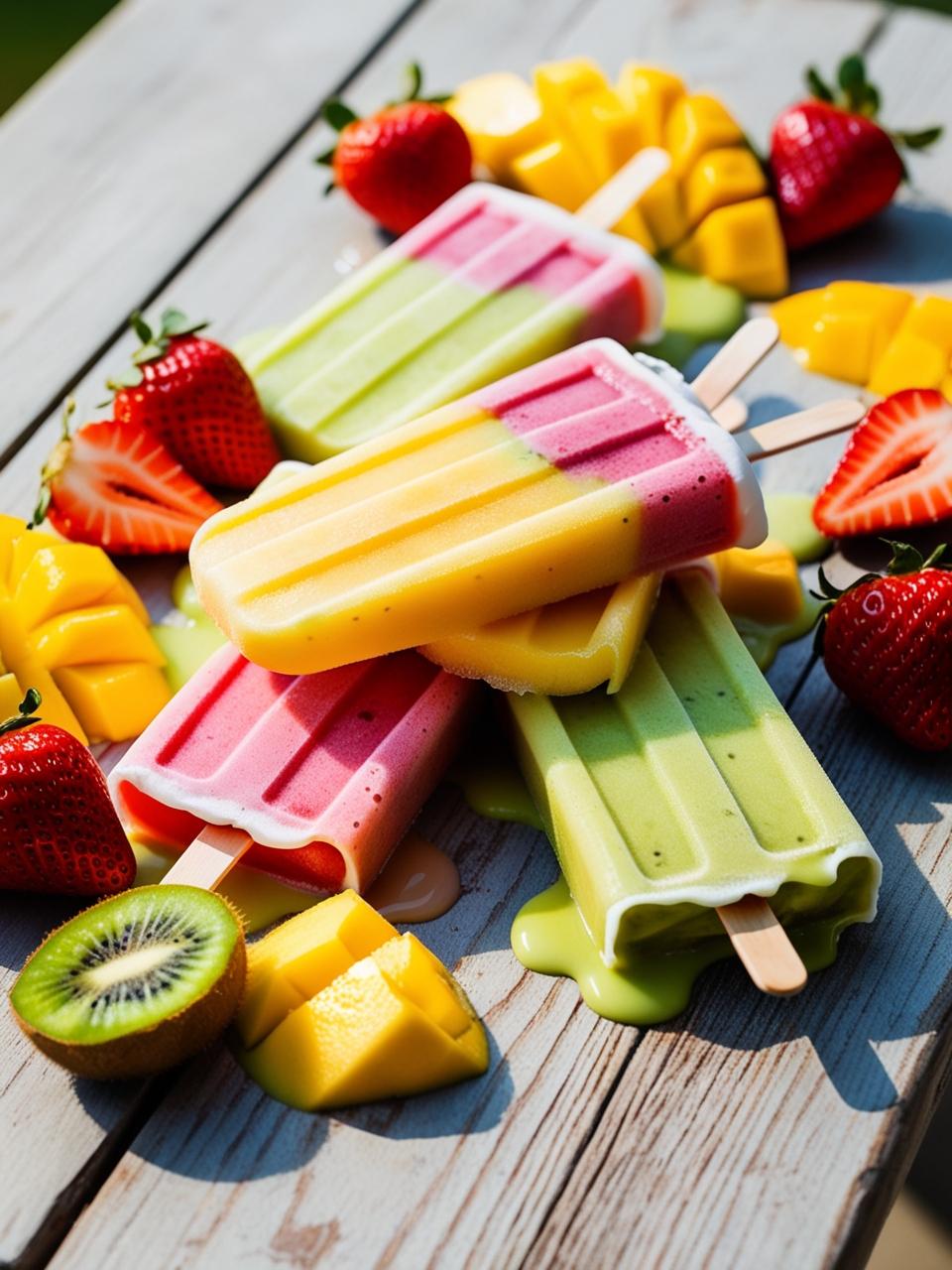 Fruity and Refreshing Smoothie Popsicles Recipe