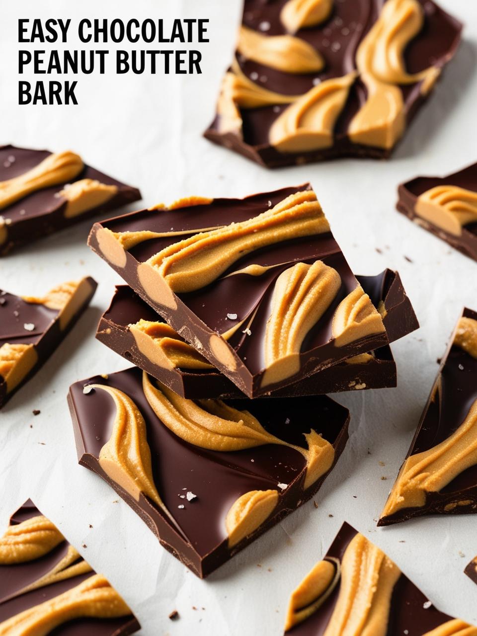 Easy Chocolate Peanut Butter Bark Recipe