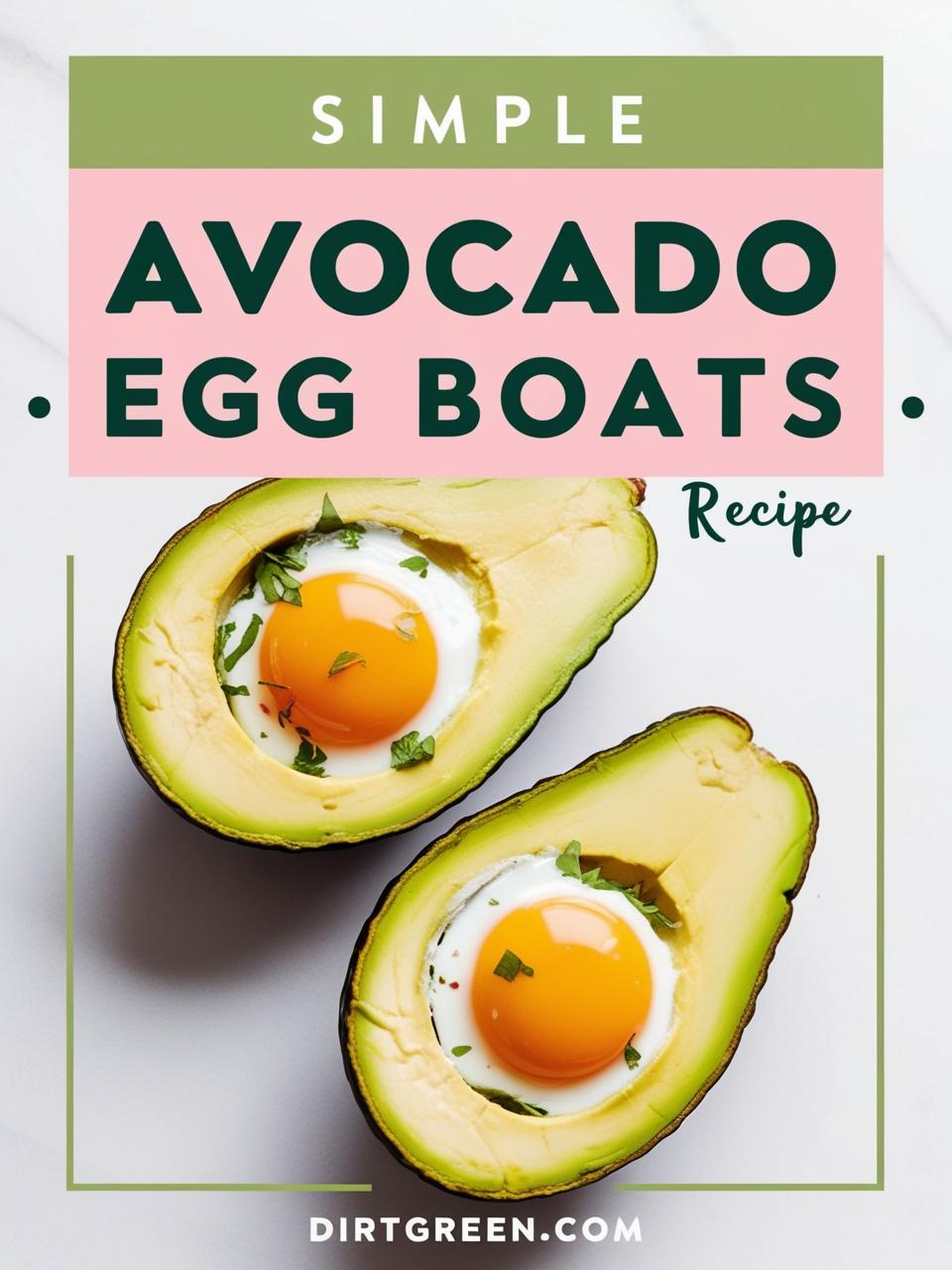 Avocado Egg Boats Recipe – Low-Carb & Delicious