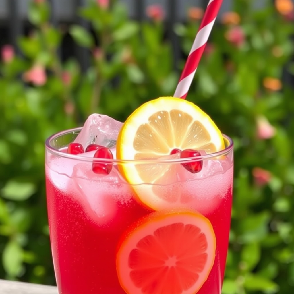 How to Make Pomegranate Lemon Fizz Drink